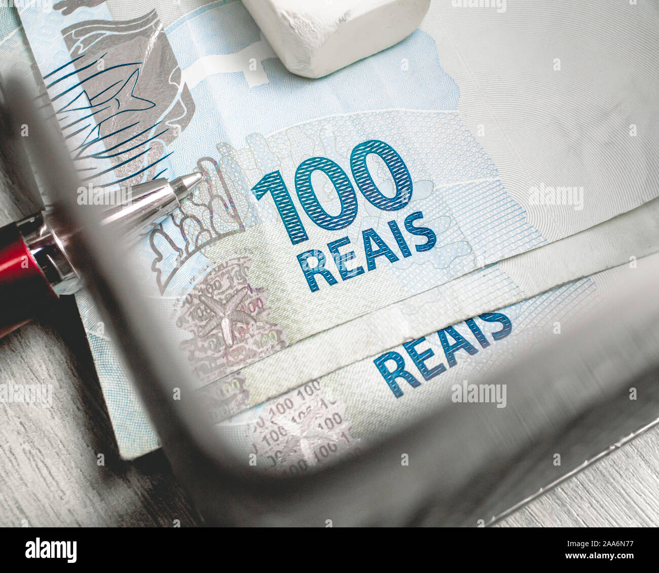 Brazilian real notes hi-res stock photography and images - Alamy