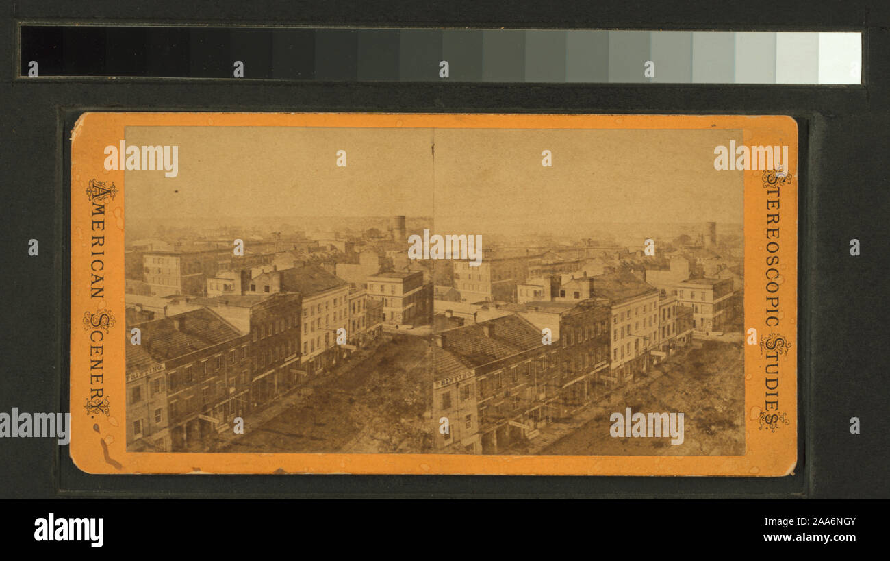 Bird's eye view of Savannah, Ga.; Bird's eye view of Savannah, Ga Stock ...