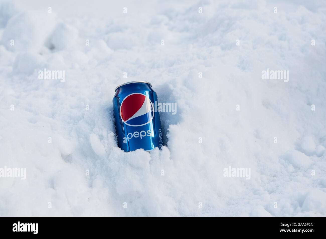 Pepsi can is a carbonated soft drink produced by PepsiCo. Created in ...