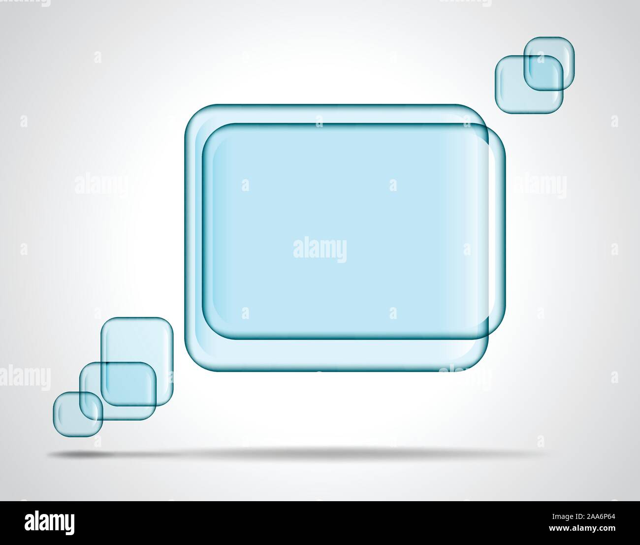 Square glass plates for text Stock Vector Image & Art - Alamy