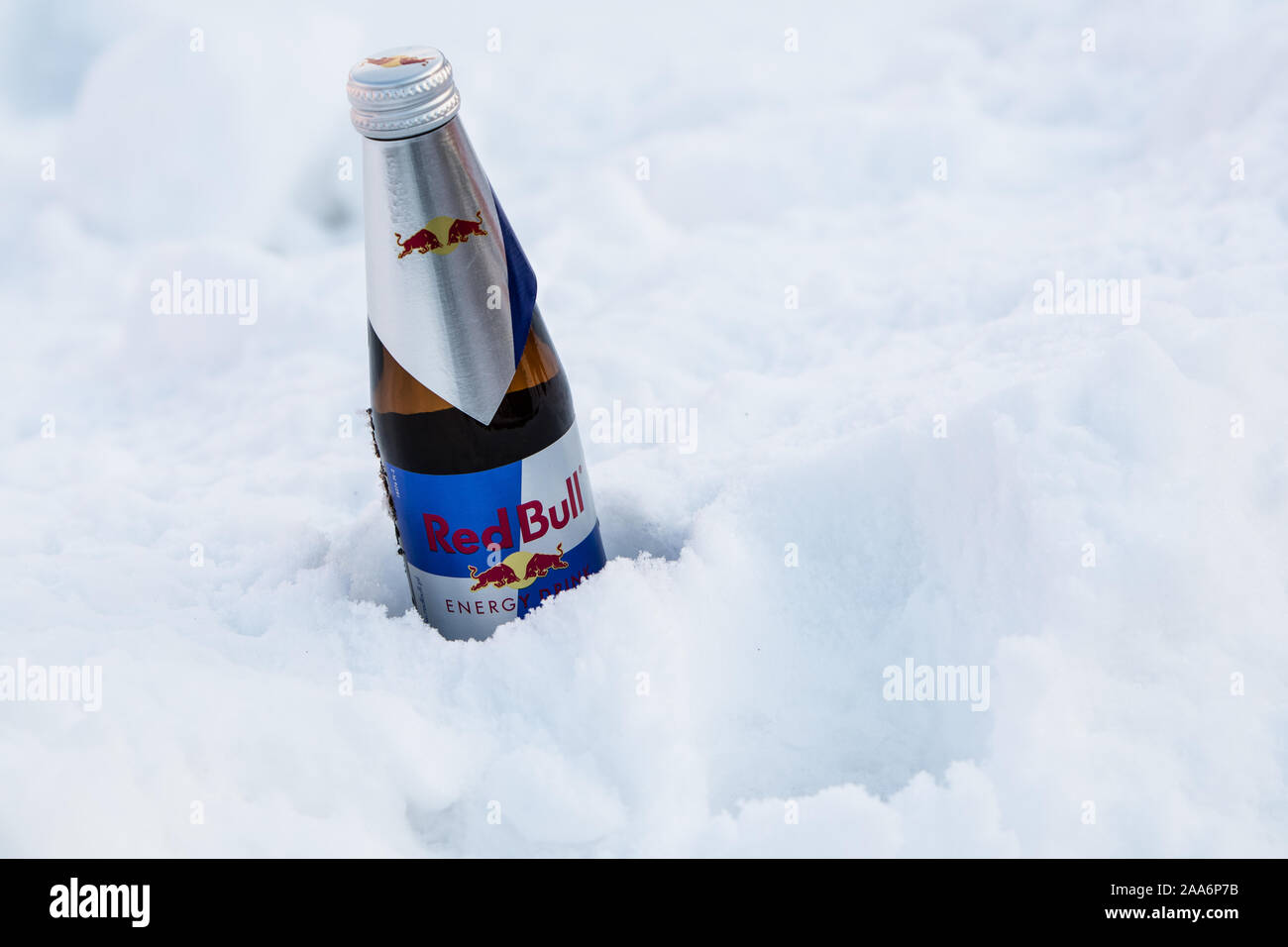 Can of Red Bull Energy Drink Stock Photo - Alamy
