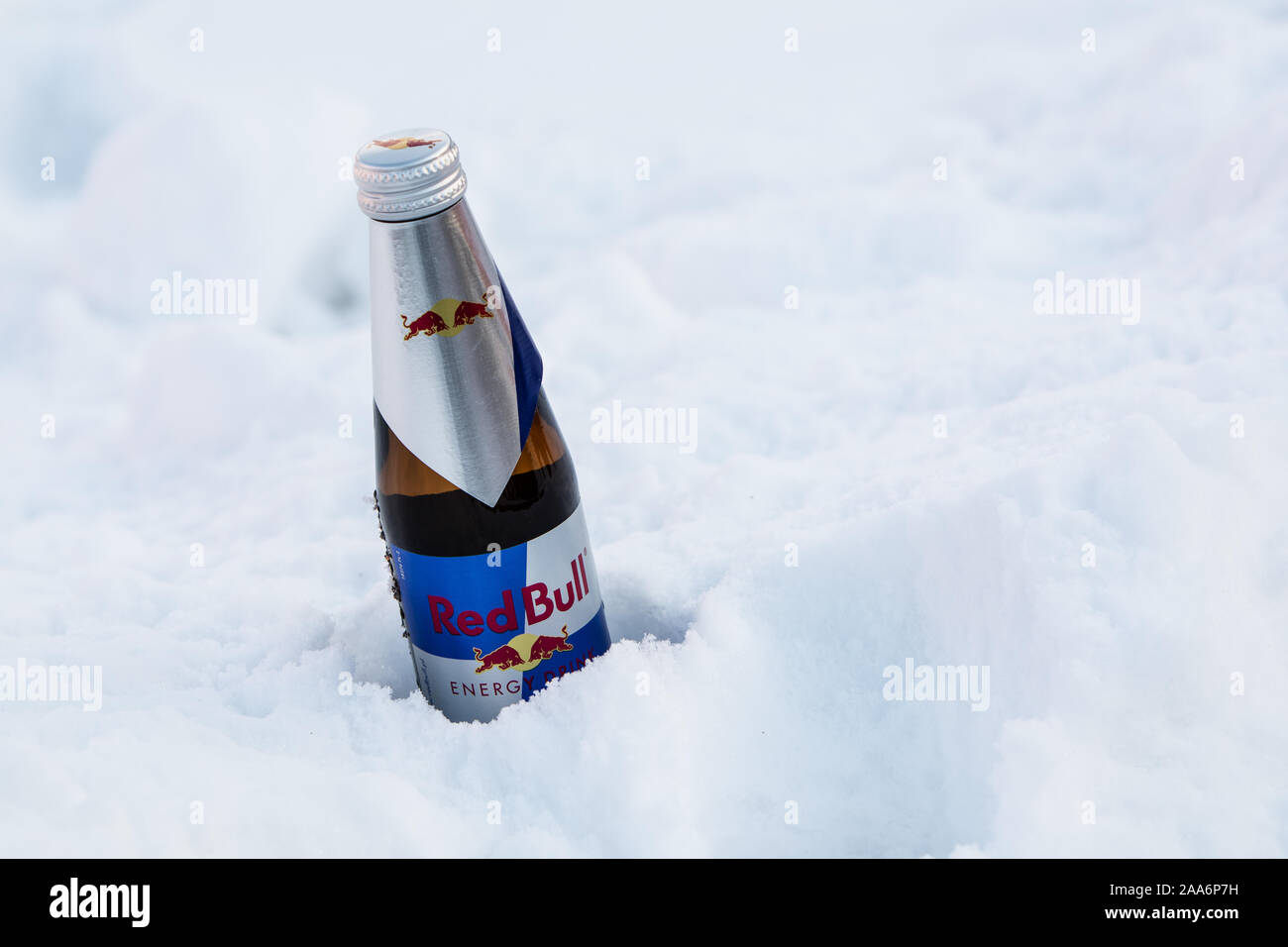 Can of Red Bull Energy Drink Stock Photo - Alamy