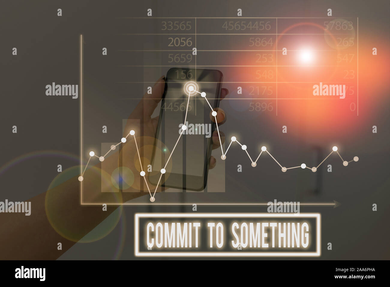 Conceptual hand writing showing Commit To Something. Concept meaning To ...