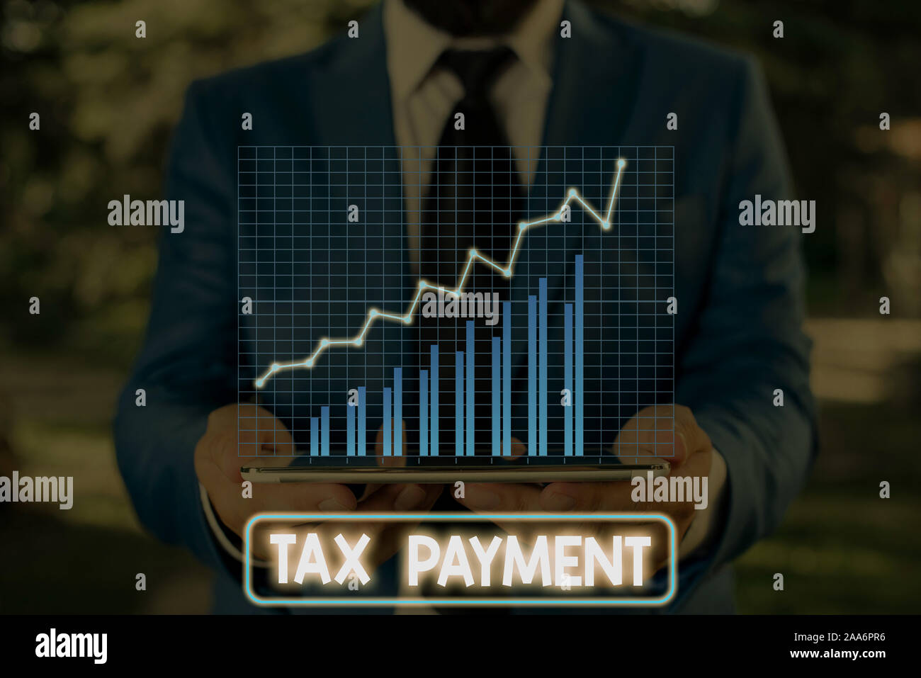 Conceptual hand writing showing Tax Payment. Concept meaning an amount ...