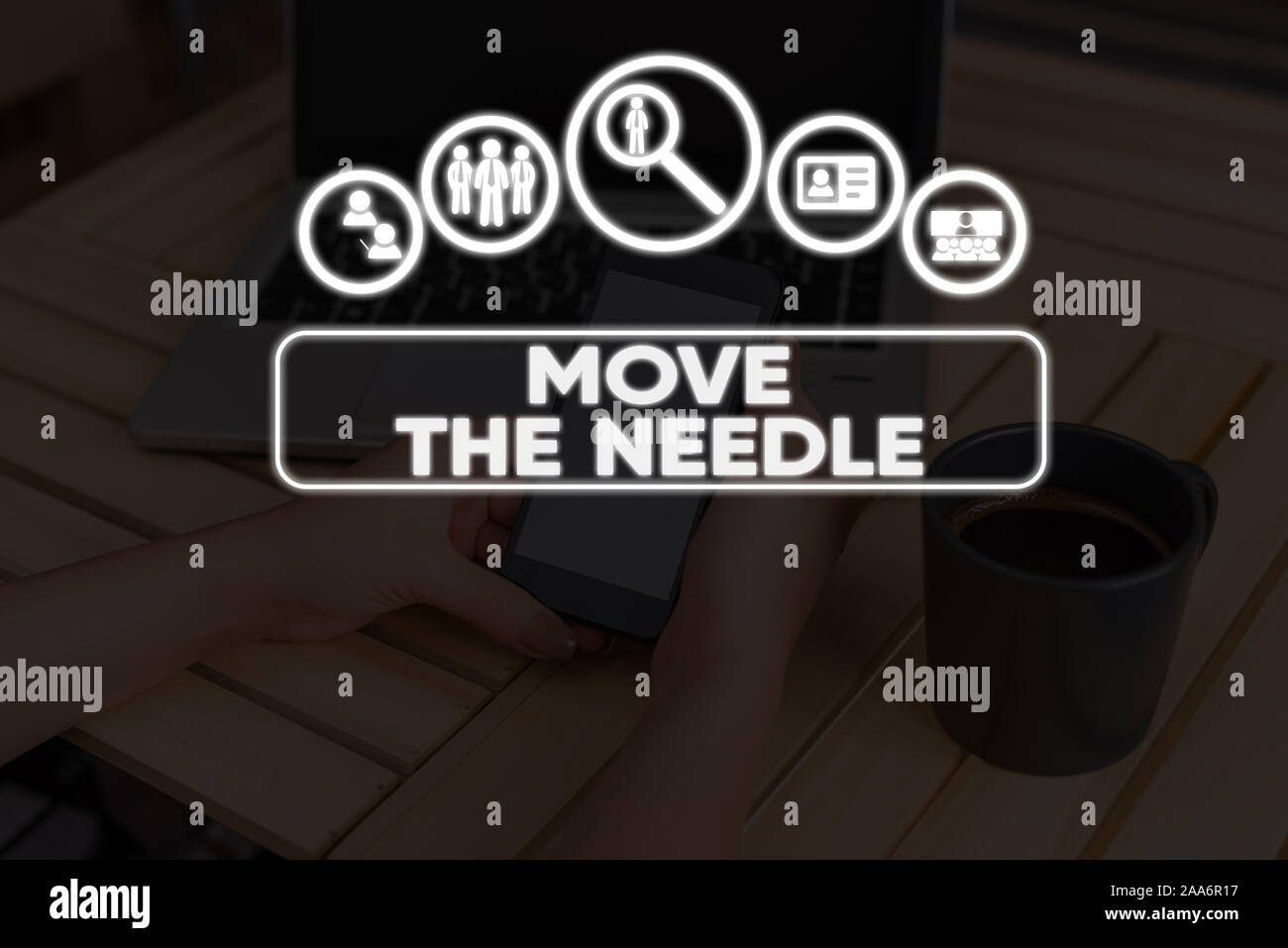 Conceptual hand writing showing Move The Needle. Concept meaning Make a ...