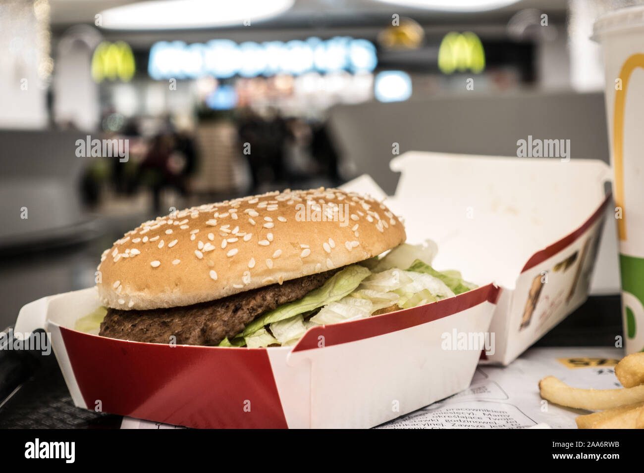 McDonald's Big Mac 100% pure beef sandwiched with refreshing Coca-Cola ...