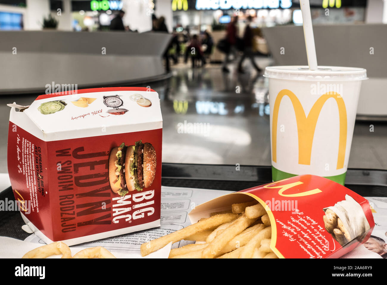 McDonald's Big Mac 100% pure beef sandwiched with refreshing Coca-Cola ...