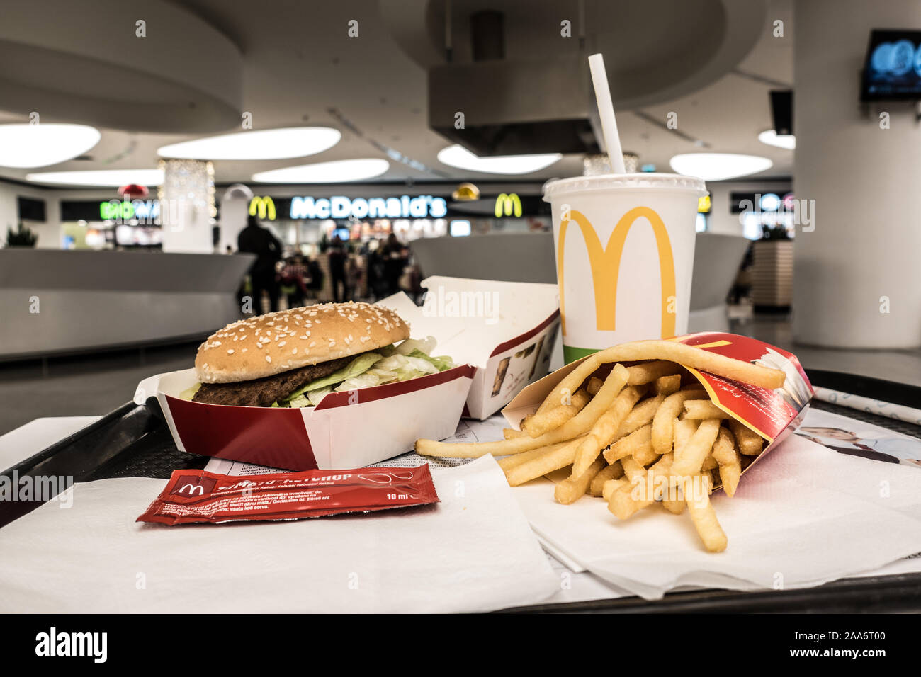 McDonald's Big Mac 100% pure beef sandwiched with refreshing Coca-Cola ...