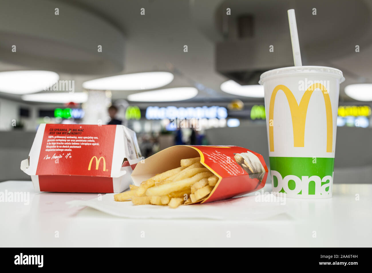 McDonald's Big Mac 100% pure beef sandwiched with refreshing Coca-Cola ...