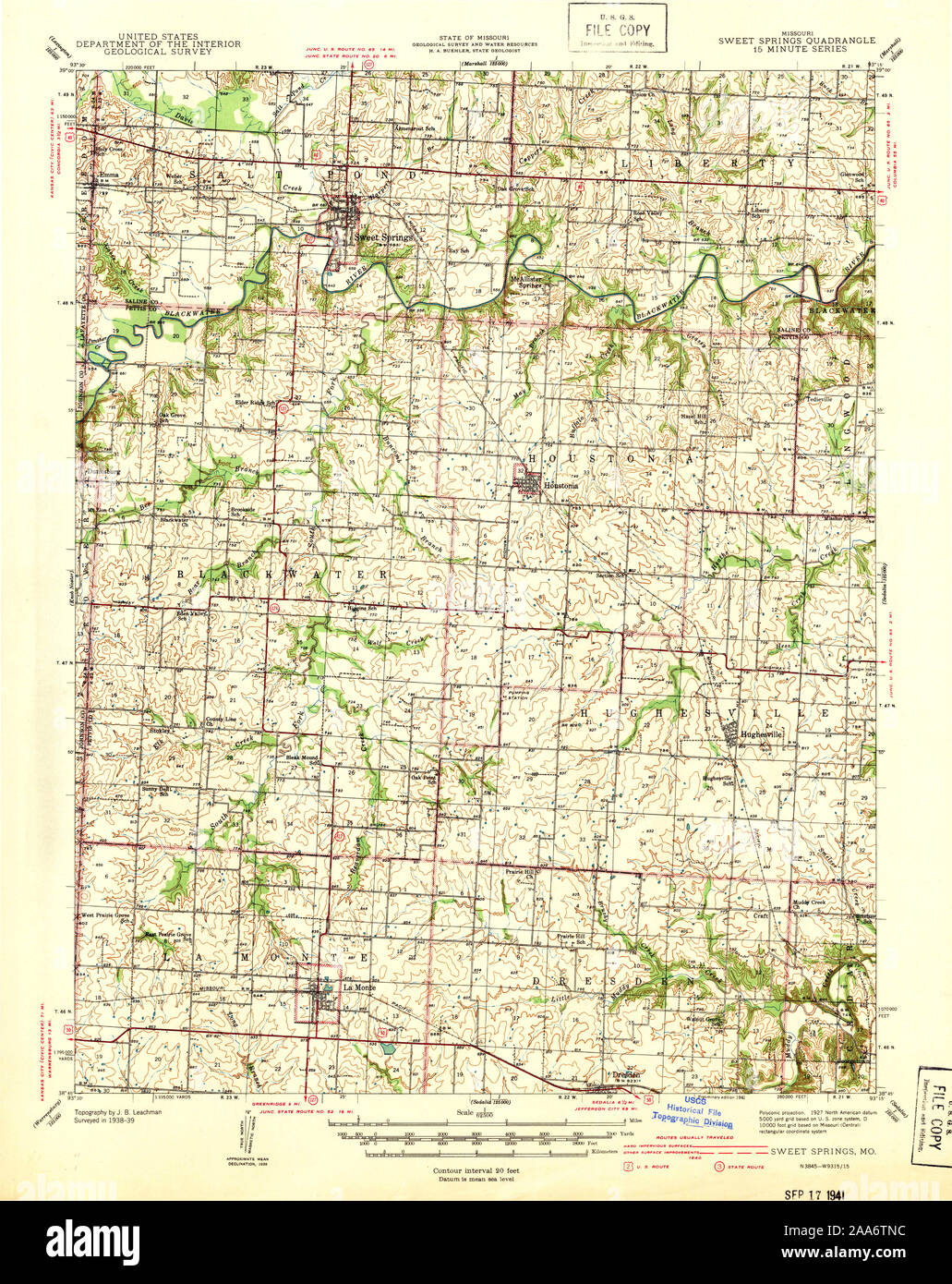 Map of sweet springs hi-res stock photography and images - Alamy