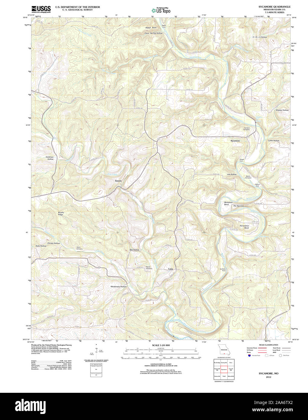 Map of sycamore hi-res stock photography and images - Alamy