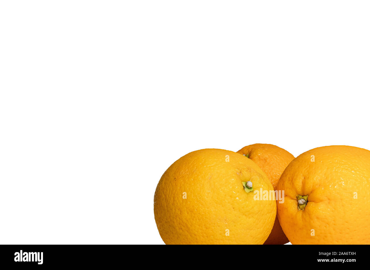 Fresh orange background; orange on white background Stock Photo - Alamy