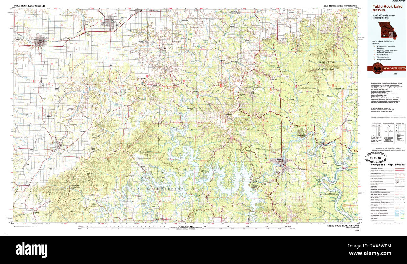 Table rock lake and missouri Cut Out Stock Images & Pictures - Alamy