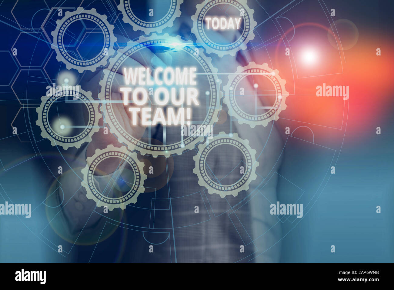 Text sign showing Welcome To Our Team. Business photo showcasing ...