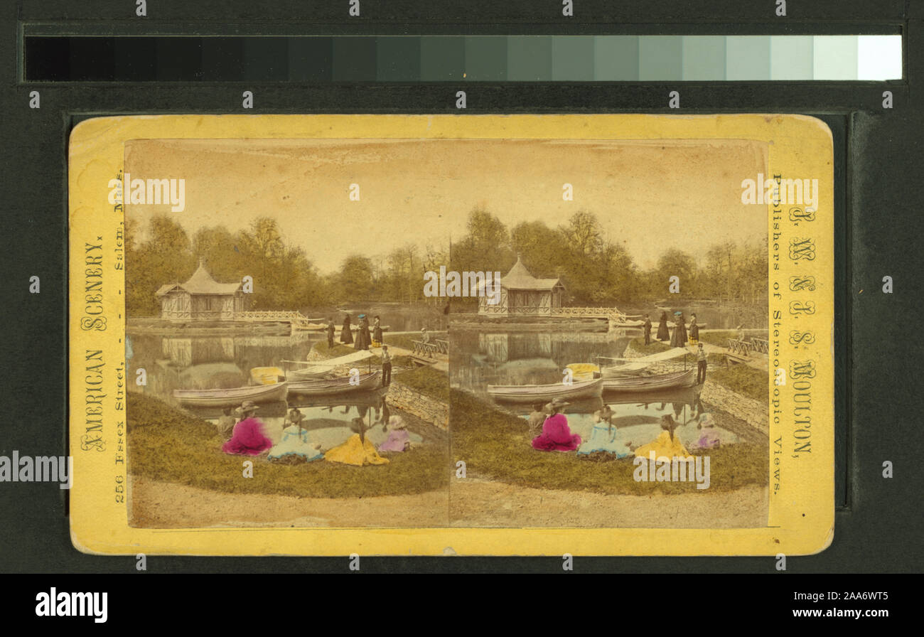 Boat landing, Druid Hill Park, Baltimore, Md.; Boat landing, Druid Hill ...