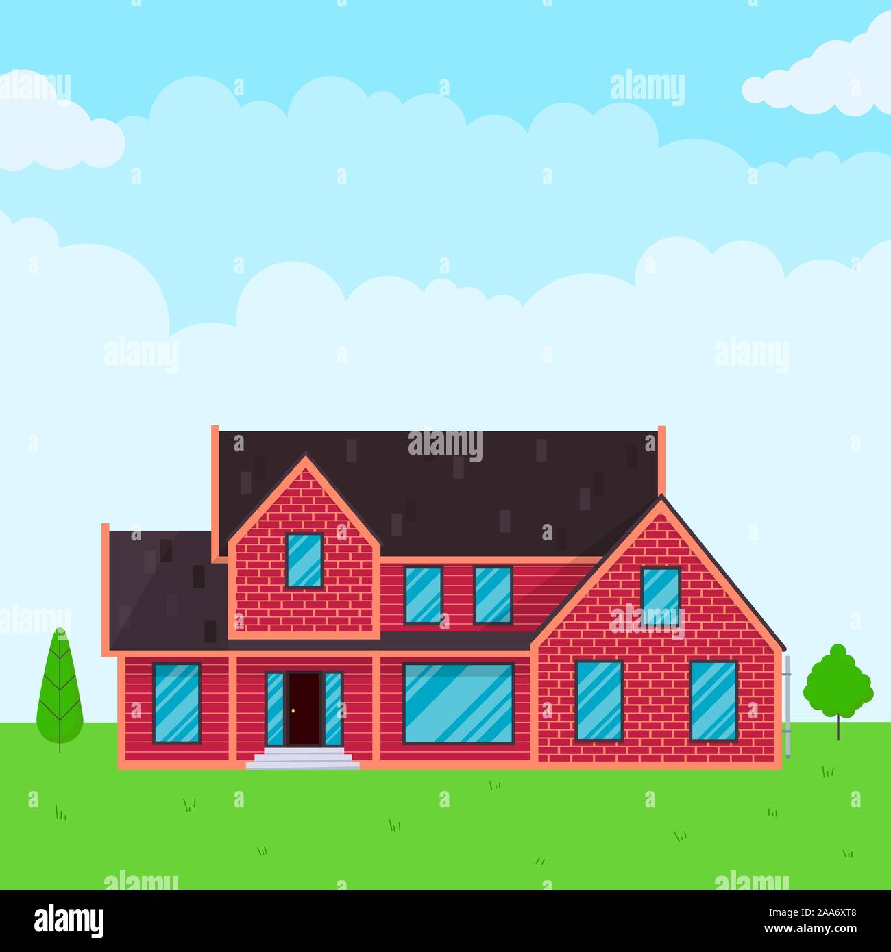 Windows and tree shadows Stock Vector Images - Alamy