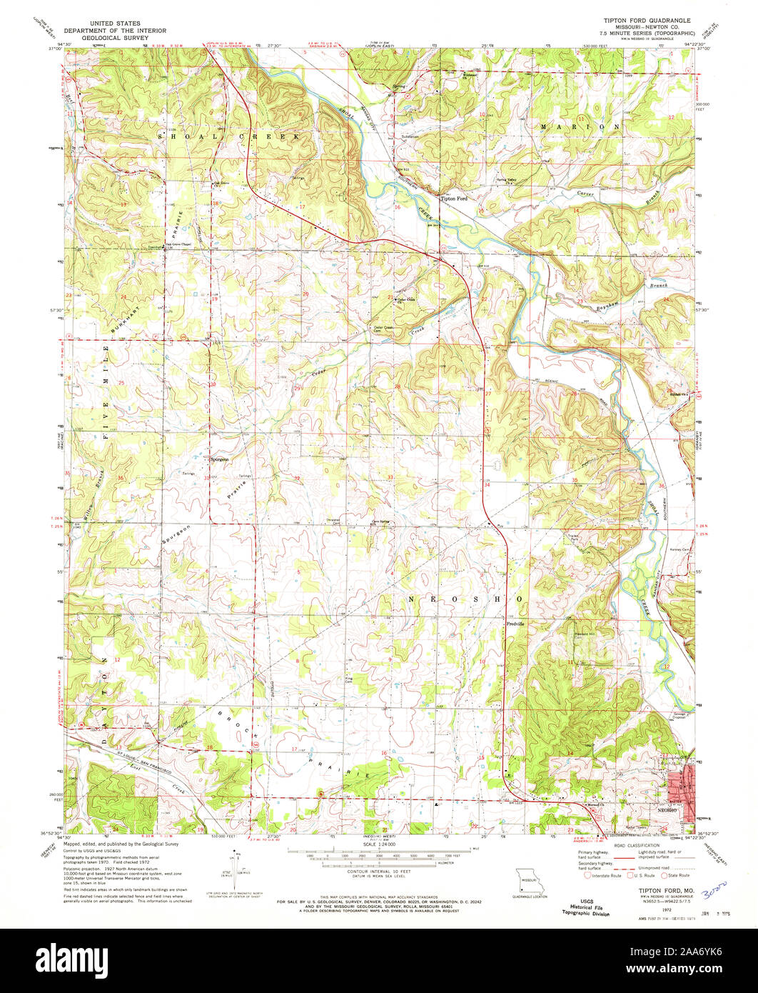 Map of ford Cut Out Stock Images & Pictures - Alamy