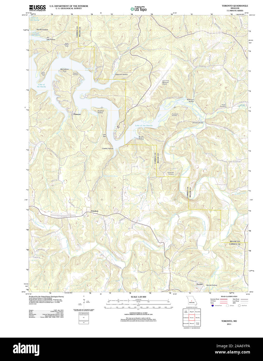 Toronto topographic map hi-res stock photography and images - Alamy