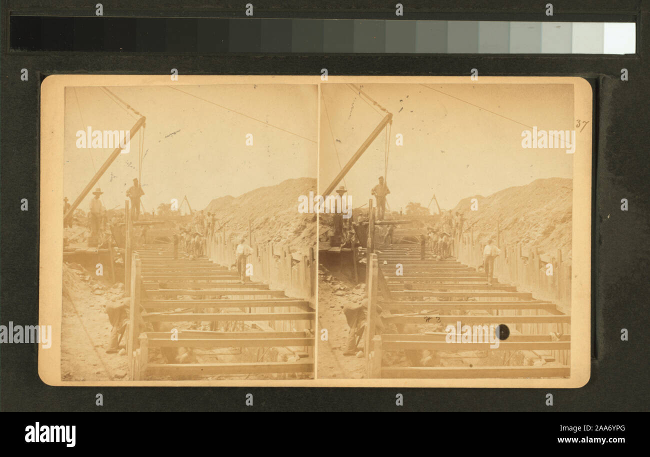 Boston water works, Sudbury River Conduit, 1876, Division III, Section ...