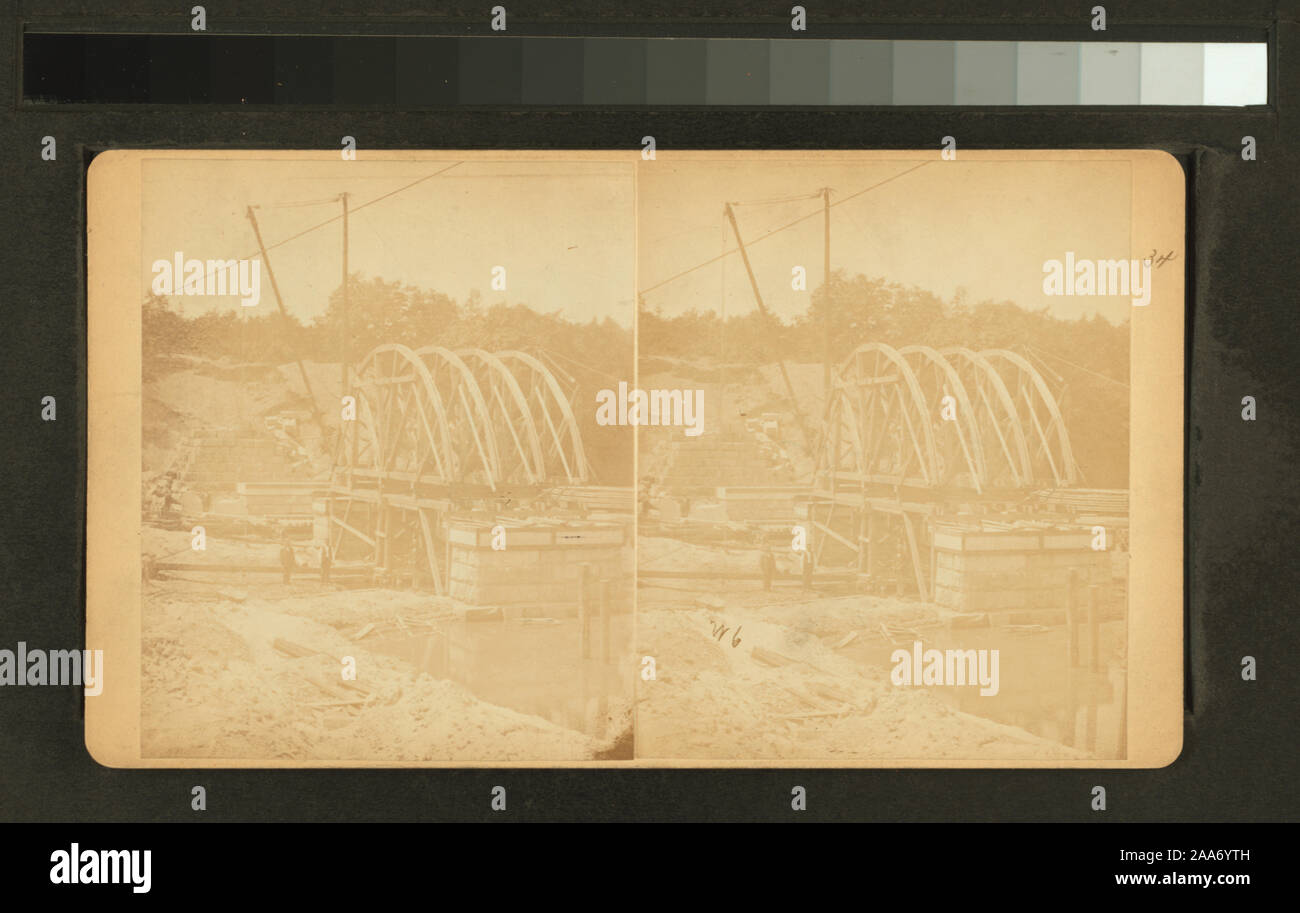 Boston water works, Sudbury River Conduit, 1876, Section 10, Waban ...