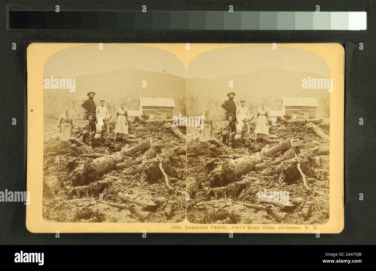 Bourdeau Family, Owl's Head Slide, Jefferson, N.H.; Bourdeau Family ...