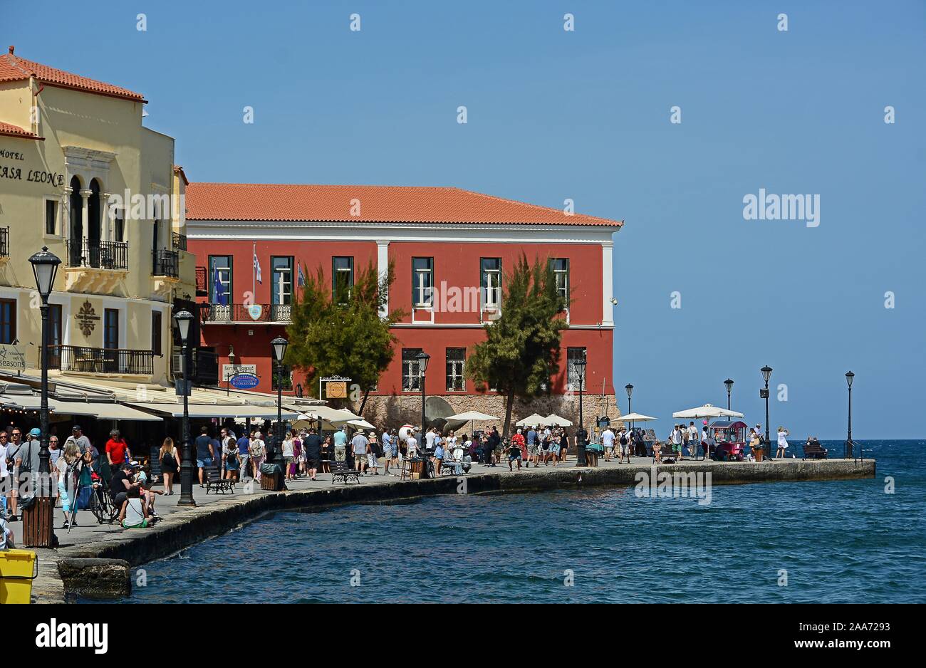 Venetian Port, Old Town, Chania, Crete, Greece Stock Photo - Alamy