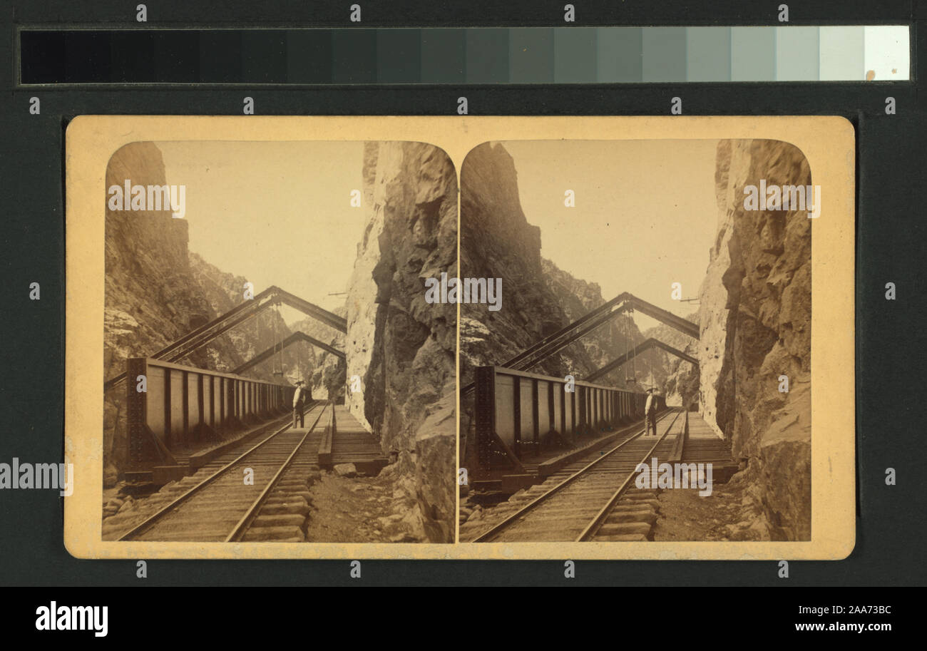 Bridge in Grand Canon, Colo.; Bridge in Grand Canon, Colo Stock Photo ...