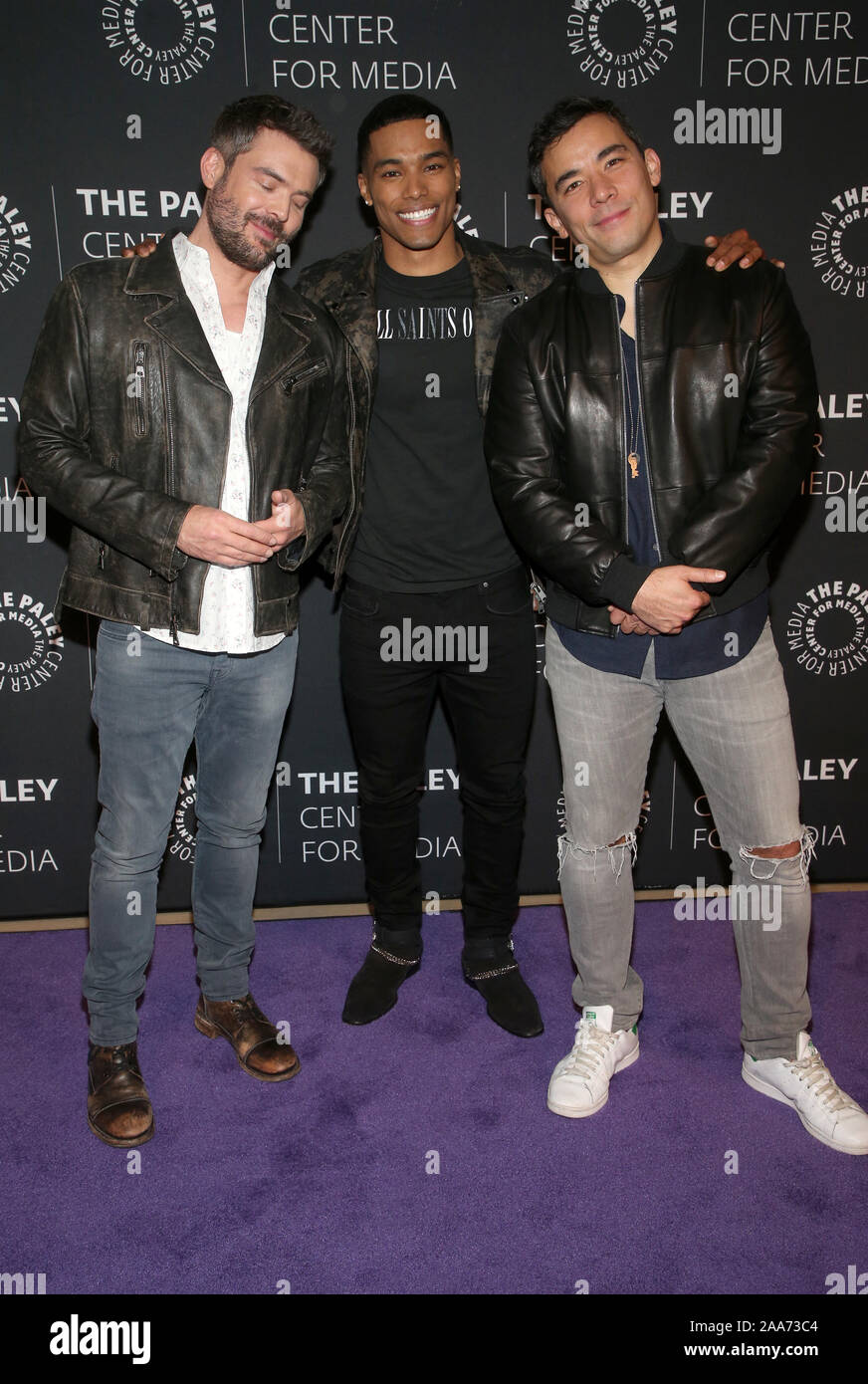 BEVERLY HILLS, CA - NOVEMBER 19: Charlie Weber, Rome Flynn, Conrad ...