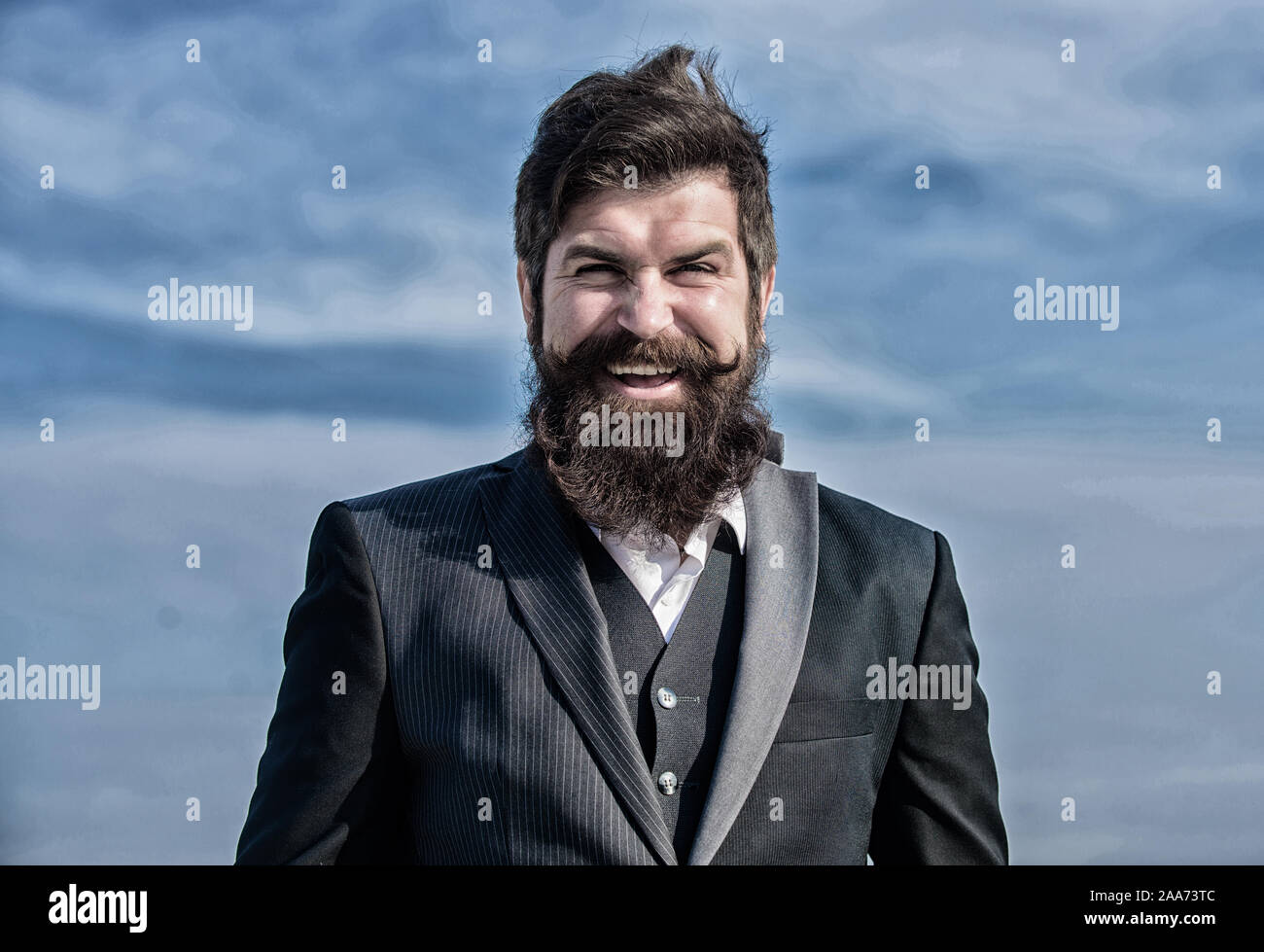 happy lawyer. Businessman lawyer against the sky. Future success. Male ...