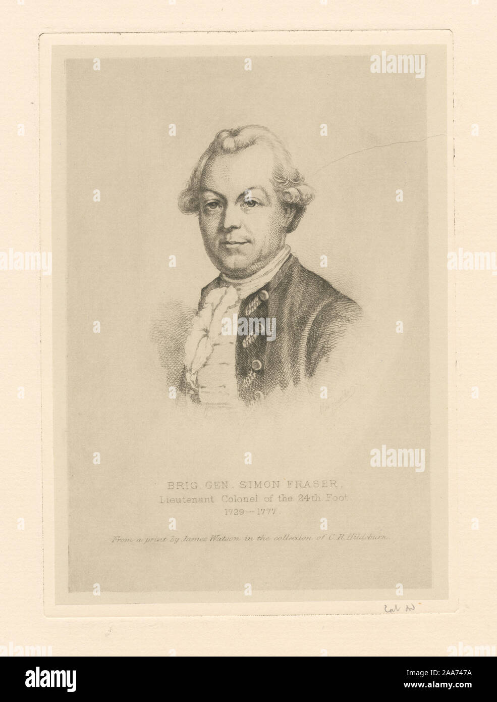 Brig gen simon fraser hi-res stock photography and images - Alamy