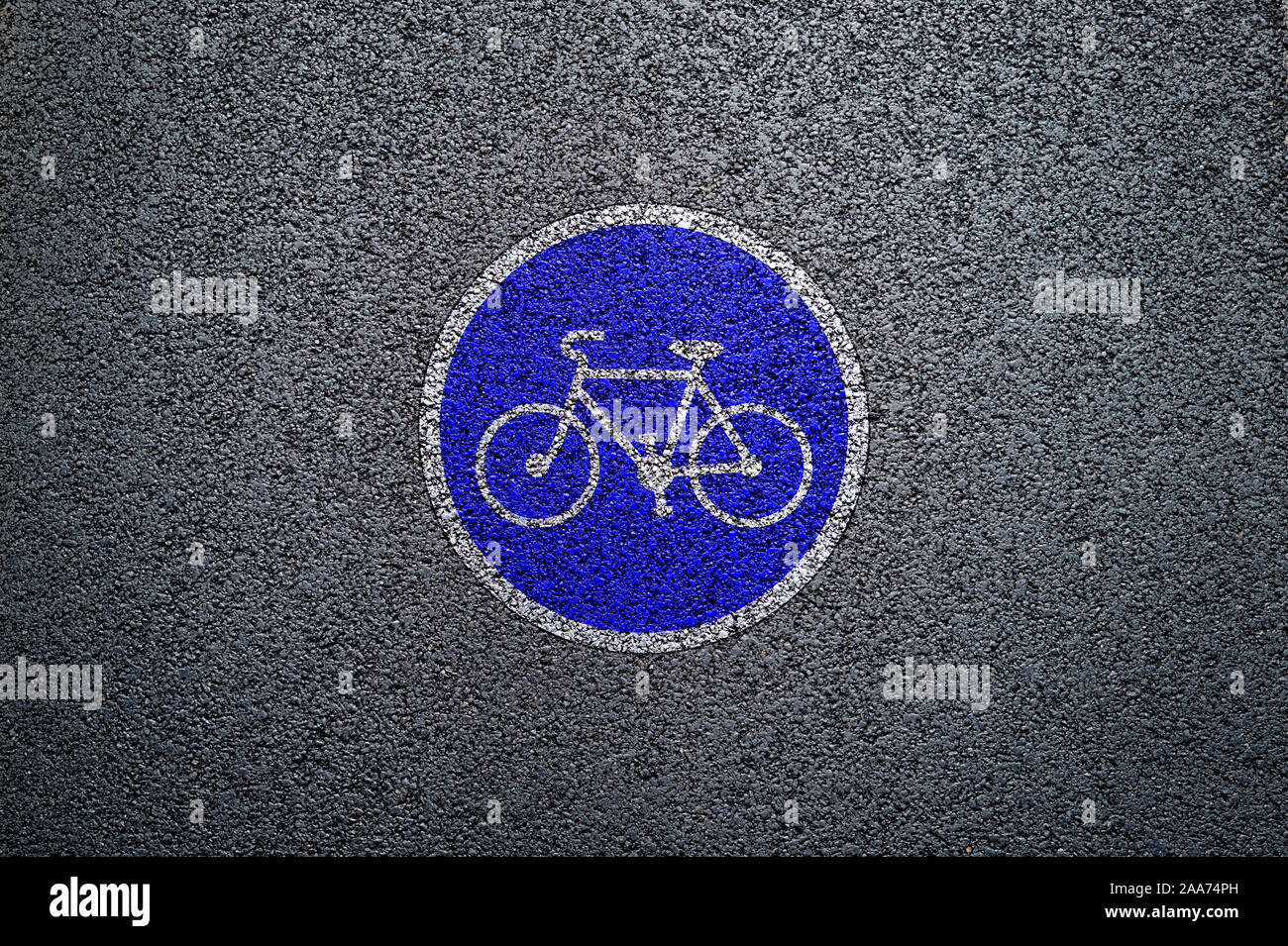 traffic and traffic signs on asphalt Stock Photo - Alamy