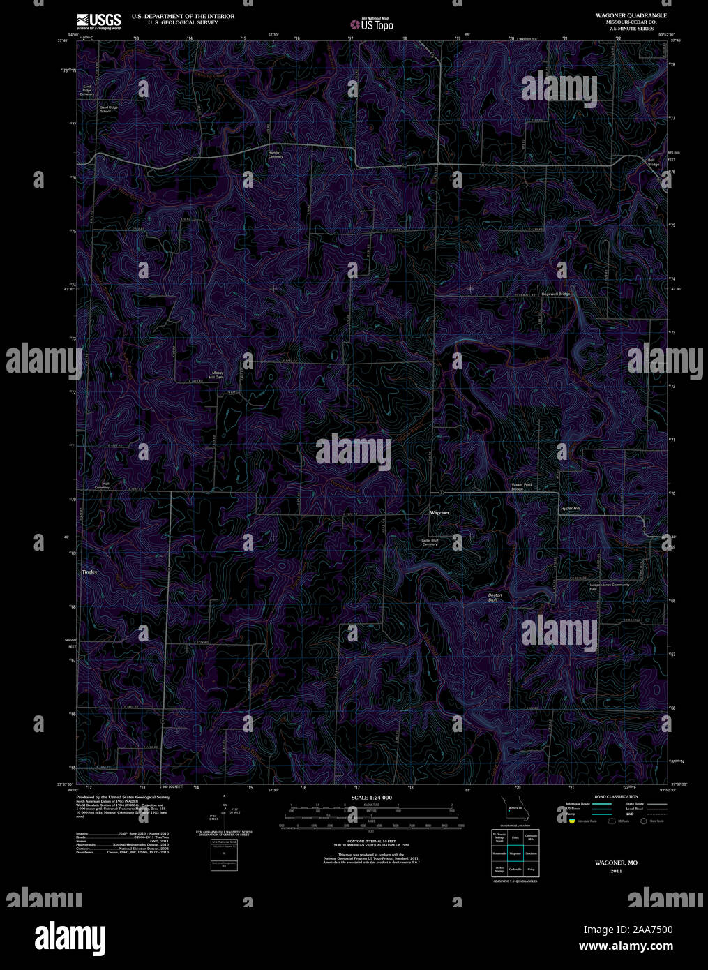 Wagoner map hi-res stock photography and images - Alamy