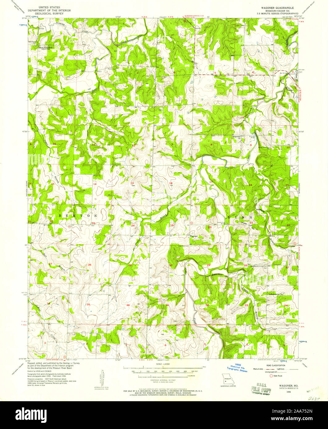 Map of wagoner hi-res stock photography and images - Alamy