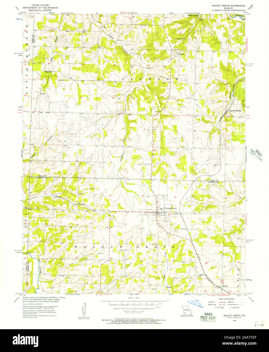 Walnut grove map hi-res stock photography and images - Alamy