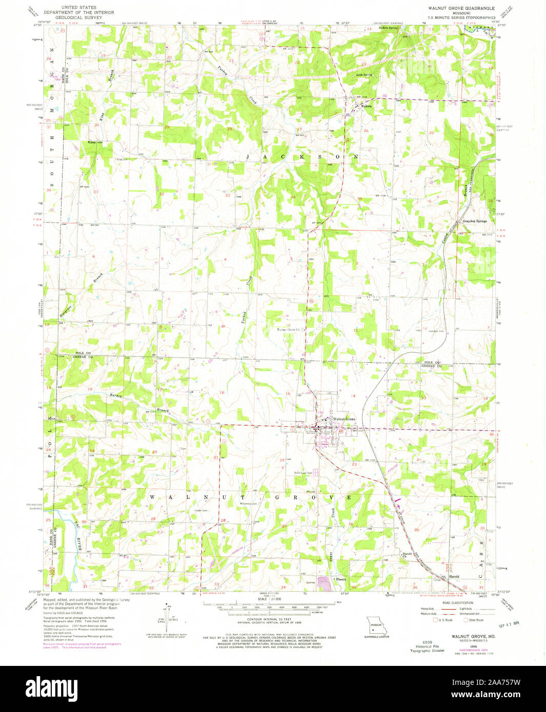 Walnut grove map hi-res stock photography and images - Alamy