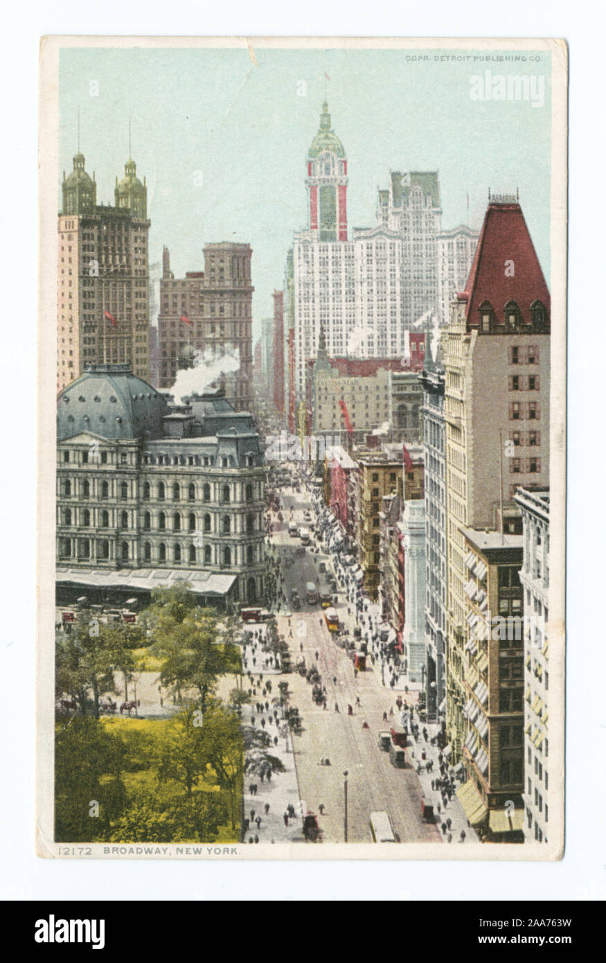 New york city crowd 1908 hi-res stock photography and images - Alamy