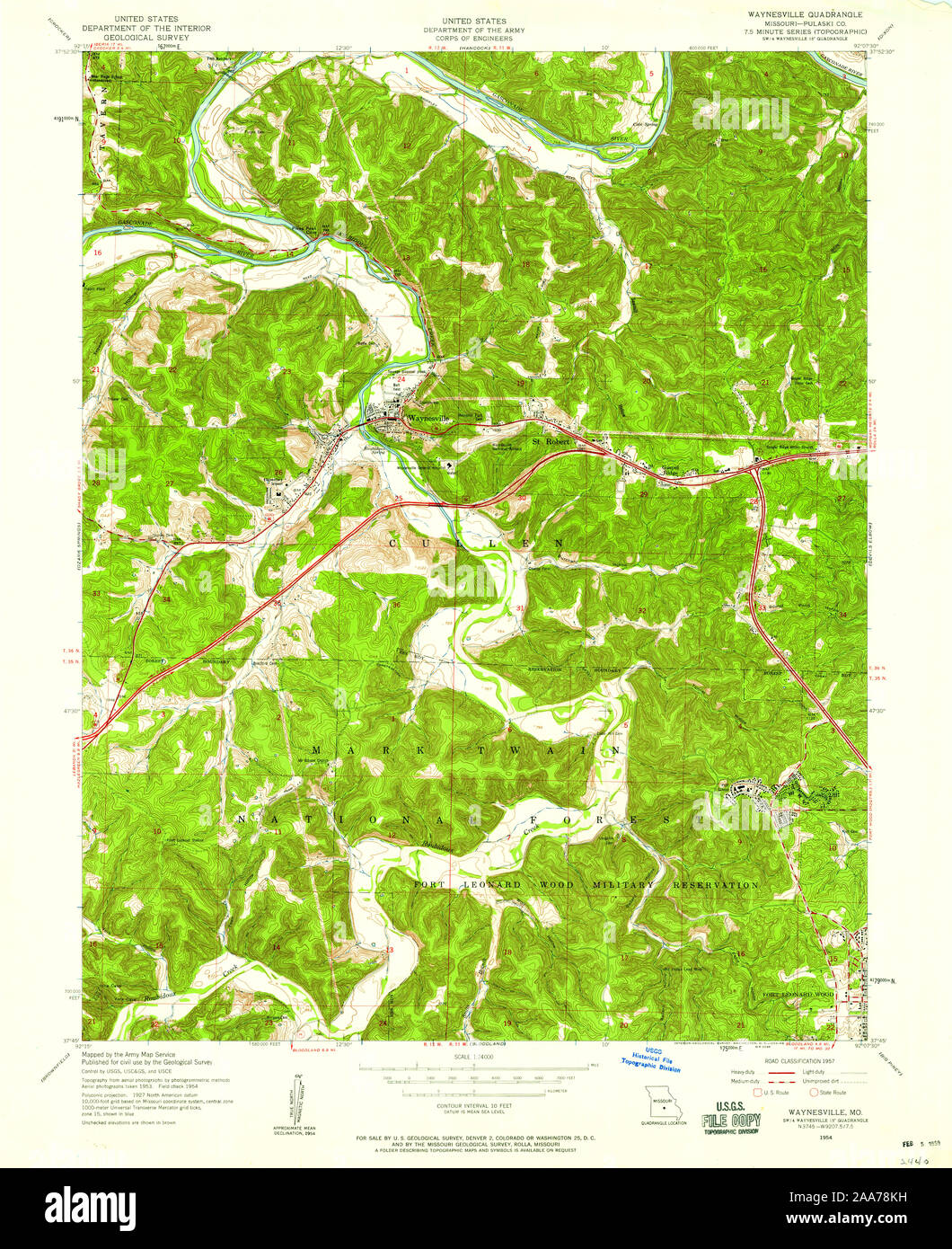 Map of waynesville hi-res stock photography and images - Alamy