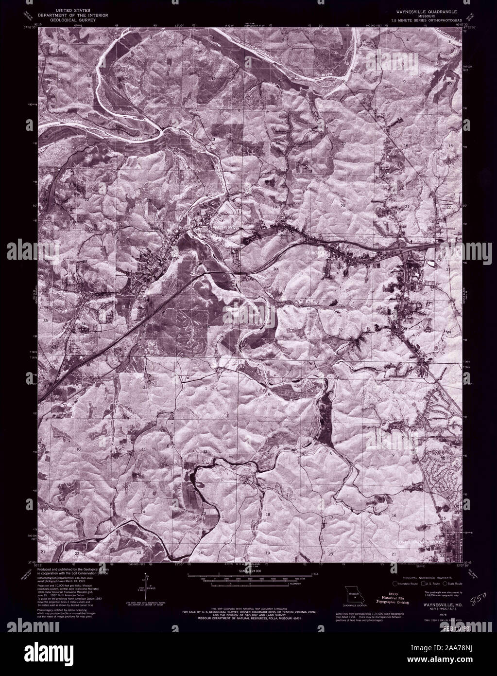 Map of waynesville hi-res stock photography and images - Alamy