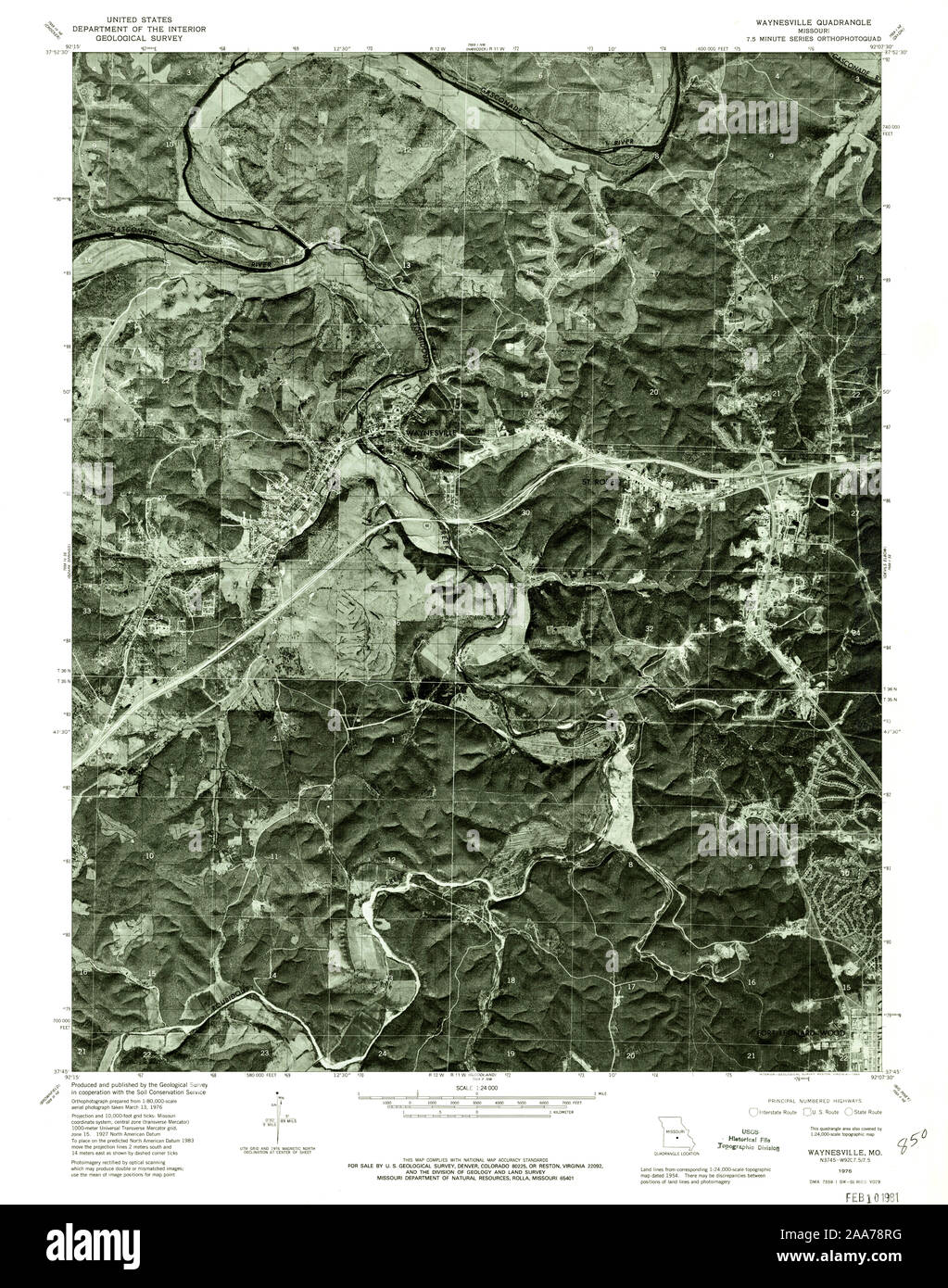 Map of waynesville hi-res stock photography and images - Alamy