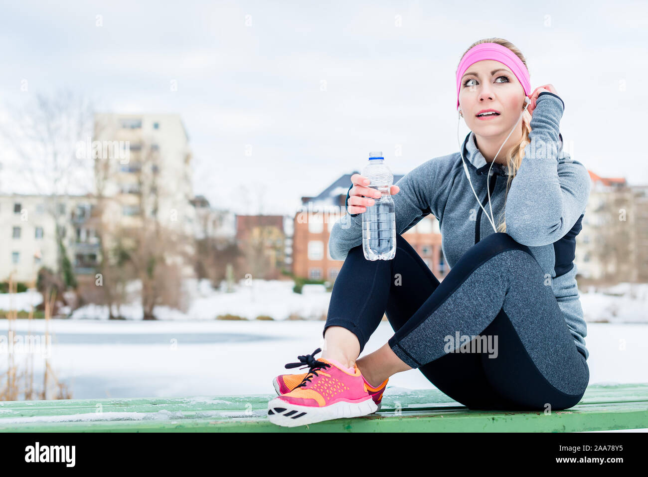 Resting from training hi-res stock photography and images - Alamy