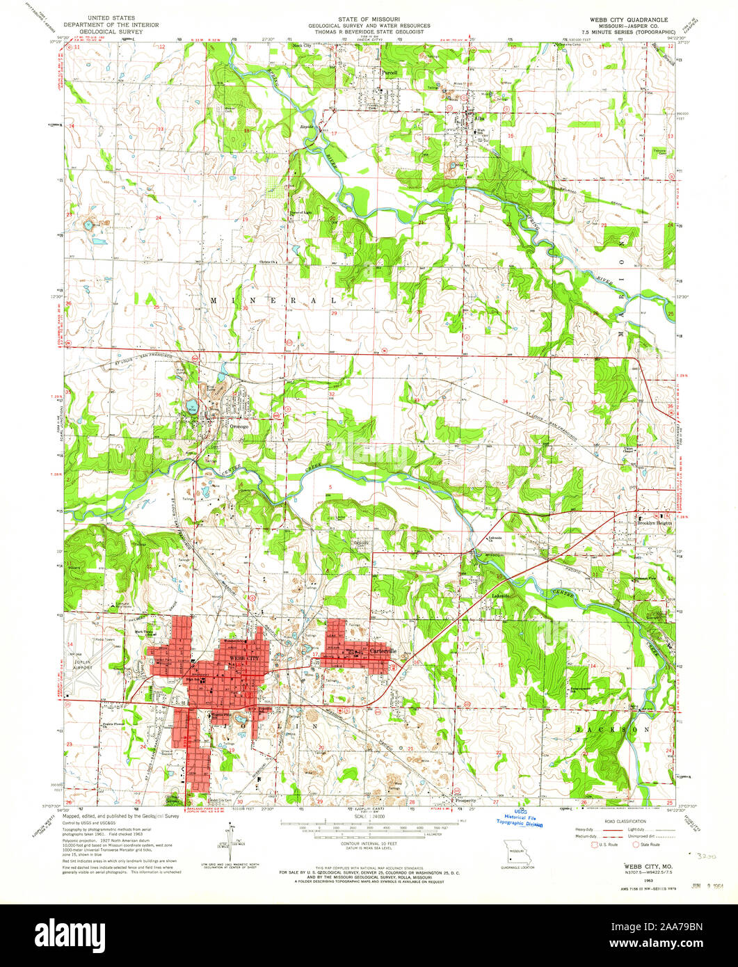Map of webb city hi-res stock photography and images - Alamy