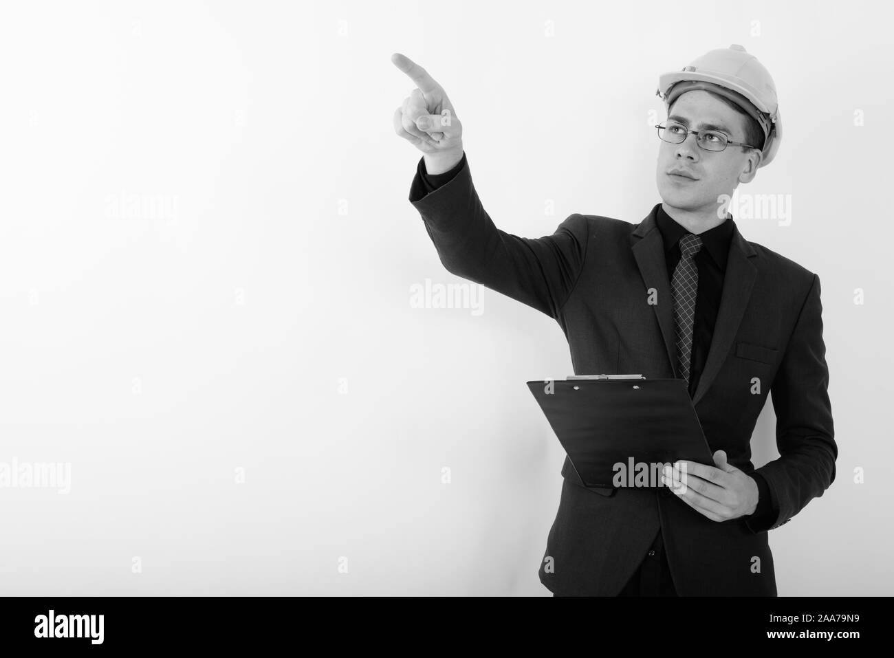 Portrait handsome male architect engineer hi-res stock photography and ...