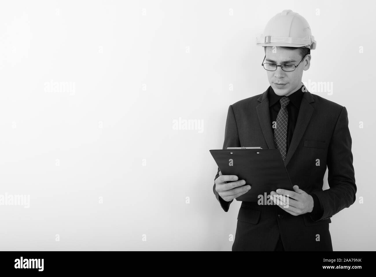 Portrait handsome male architect engineer hi-res stock photography and ...