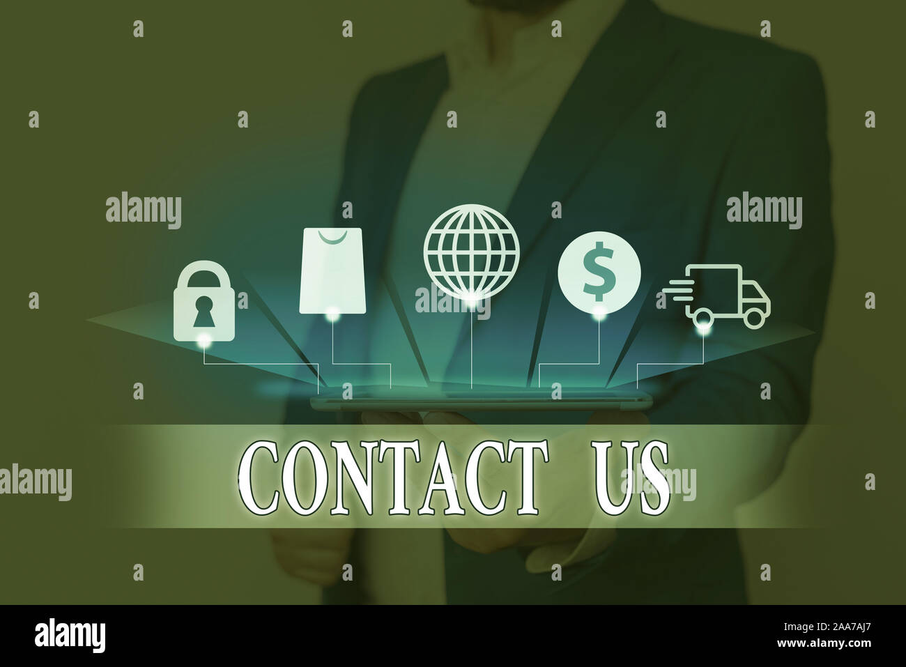 Text sign showing Contact Us. Business photo showcasing Term used to ...