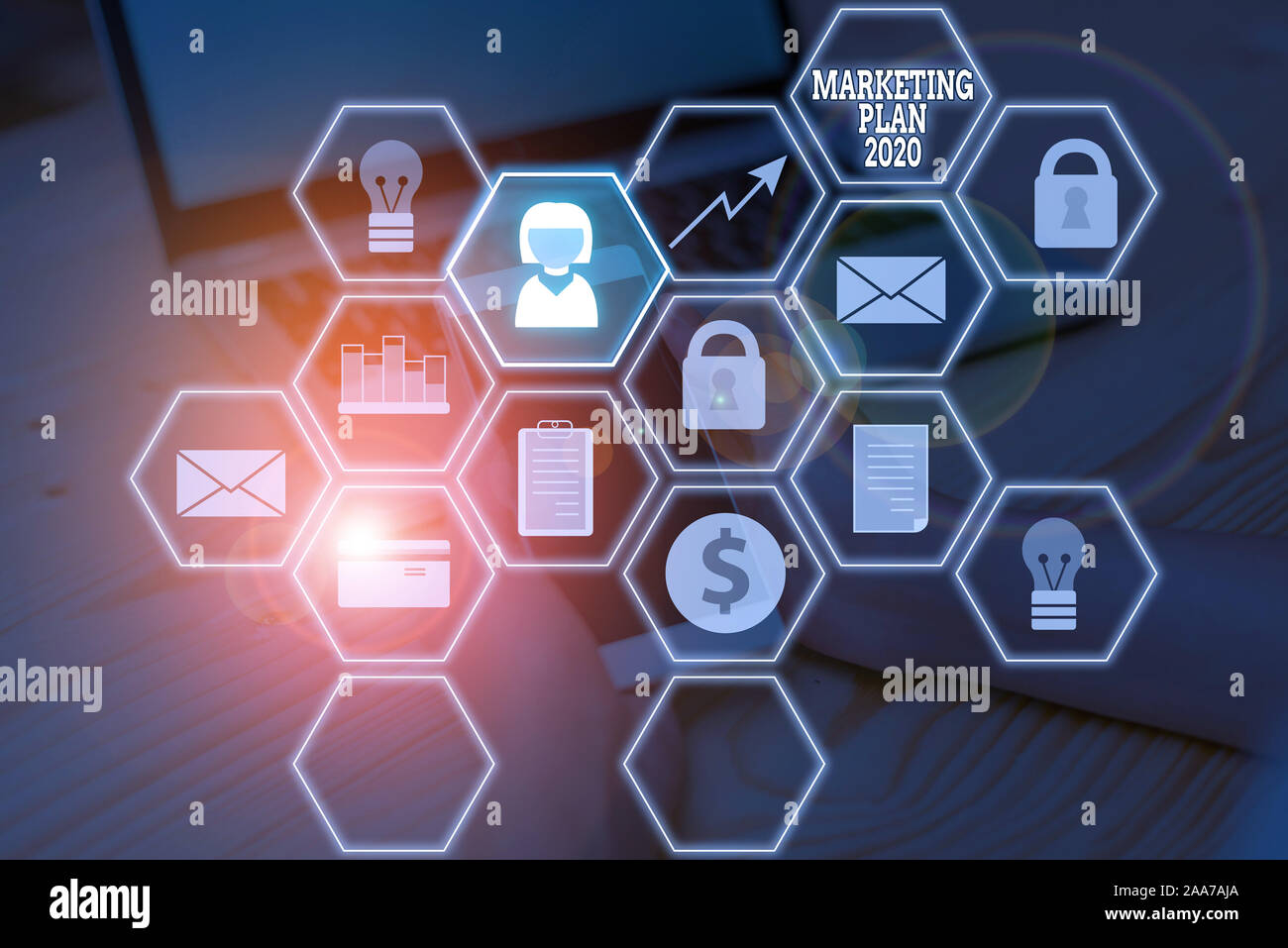 Word writing text Marketing Plan 2020. Business photo showcasing ...