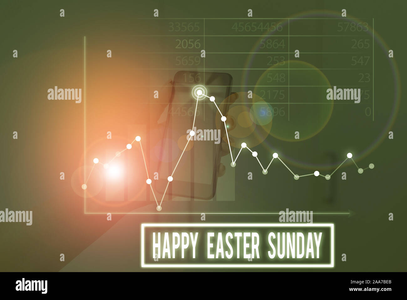 Conceptual hand writing showing Happy Easter Sunday. Concept meaning ...