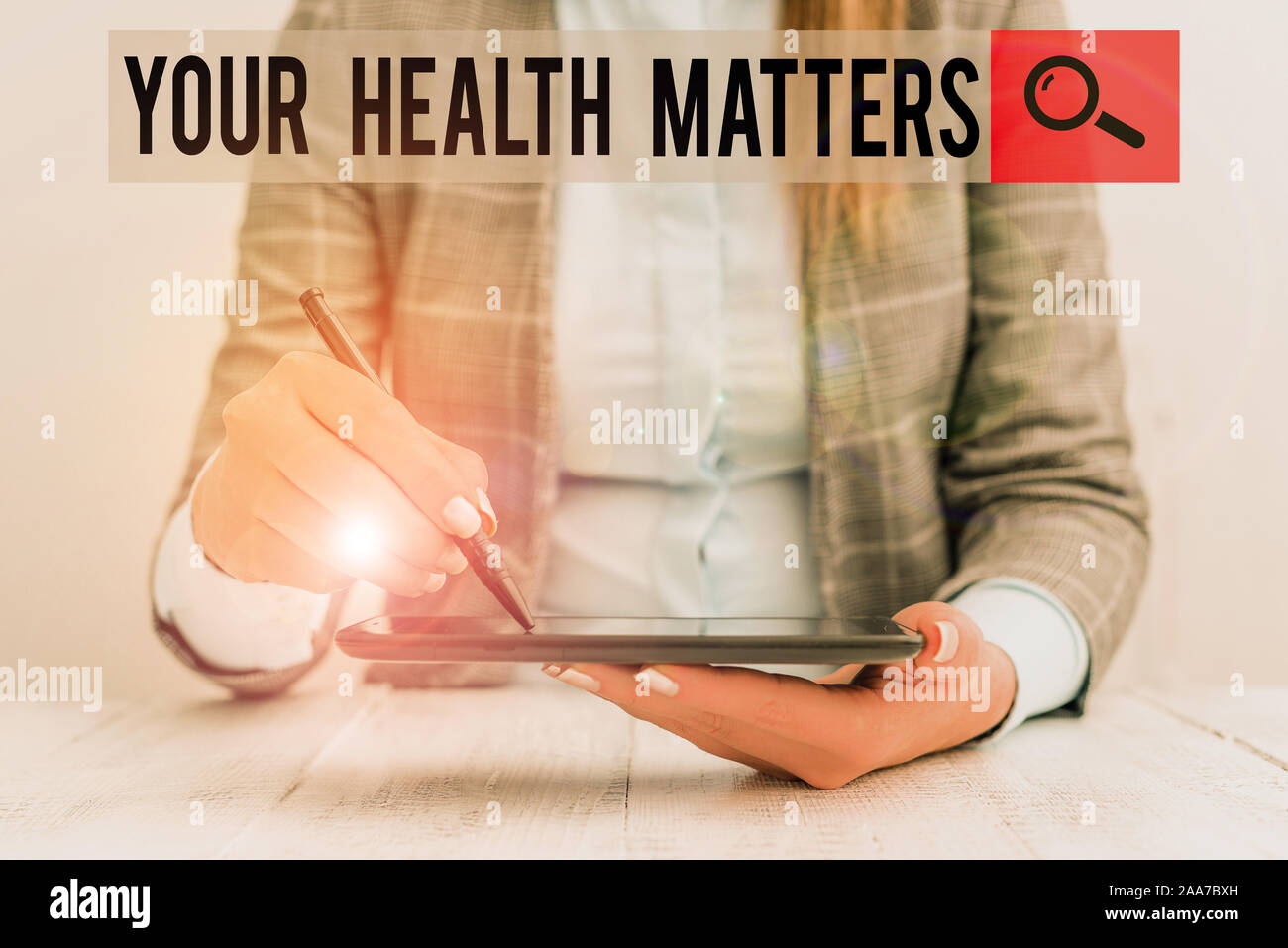 Writing note showing Your Health Matters. Business concept for good ...
