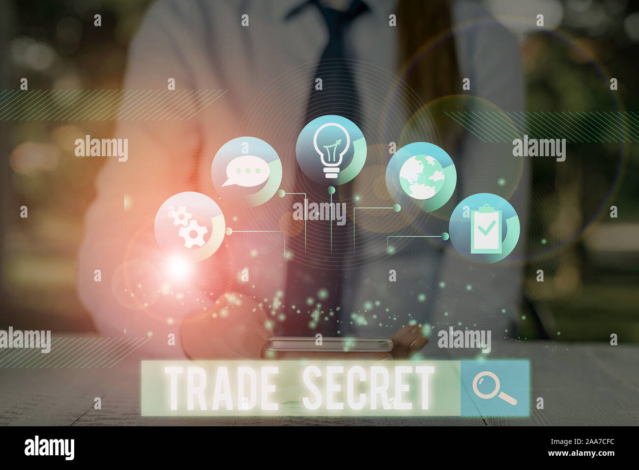 Conceptual hand writing showing Trade Secret. Concept meaning technique ...