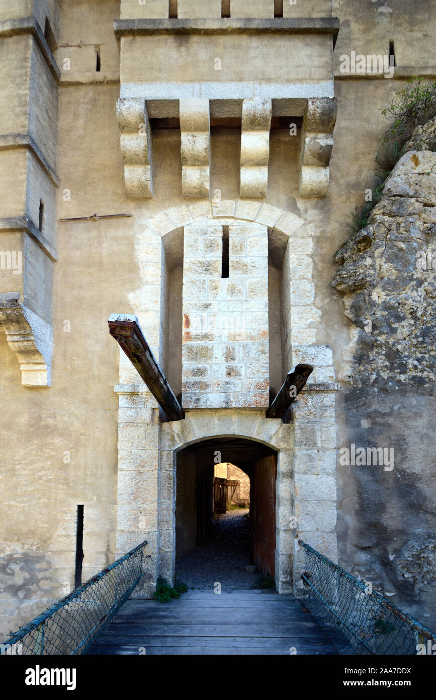 Drawbridge & Entrance to the Chateau, Fort, Fortress or Citadel ...