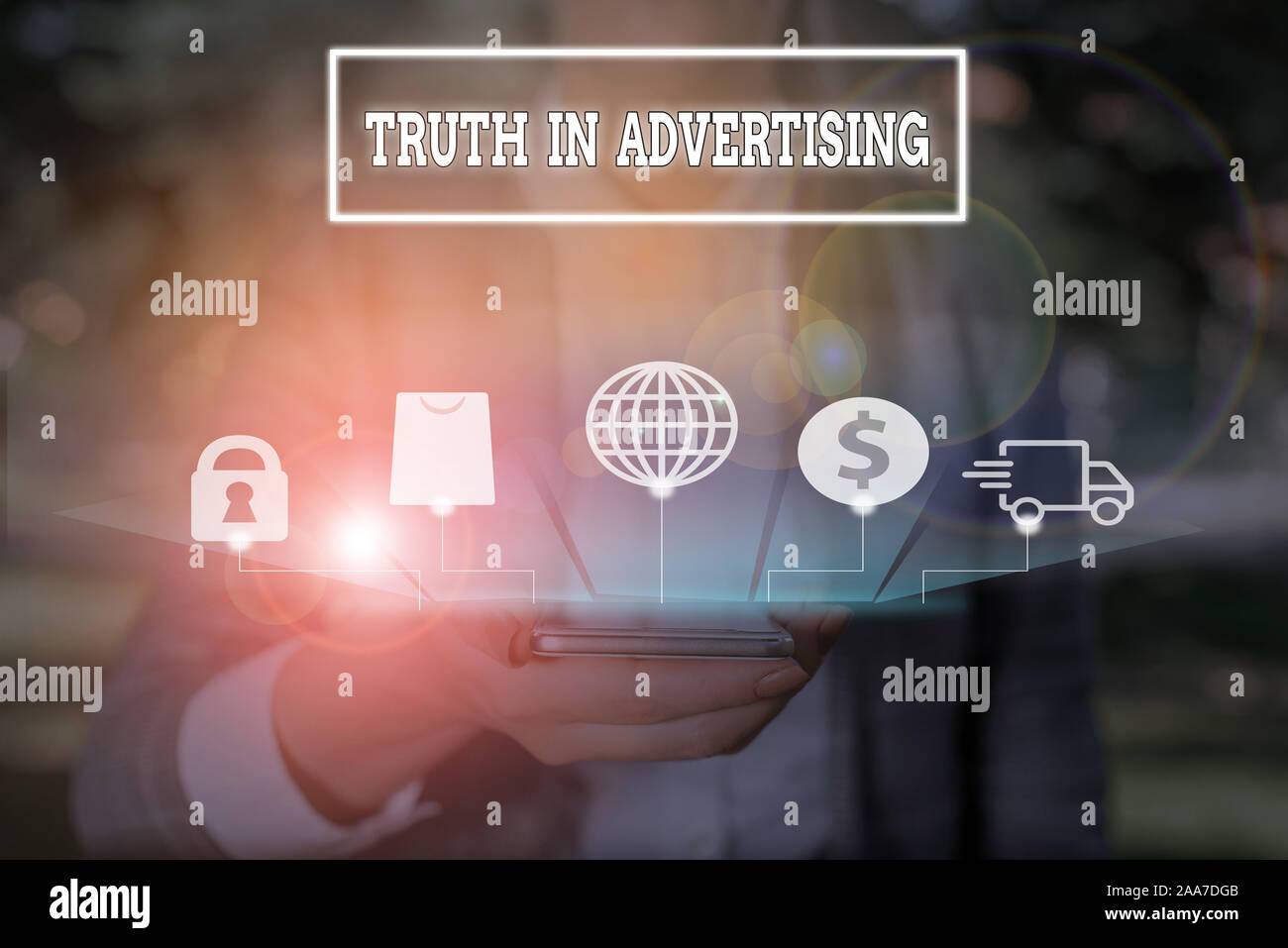 Handwriting text writing Truth In Advertising. Conceptual photo ...